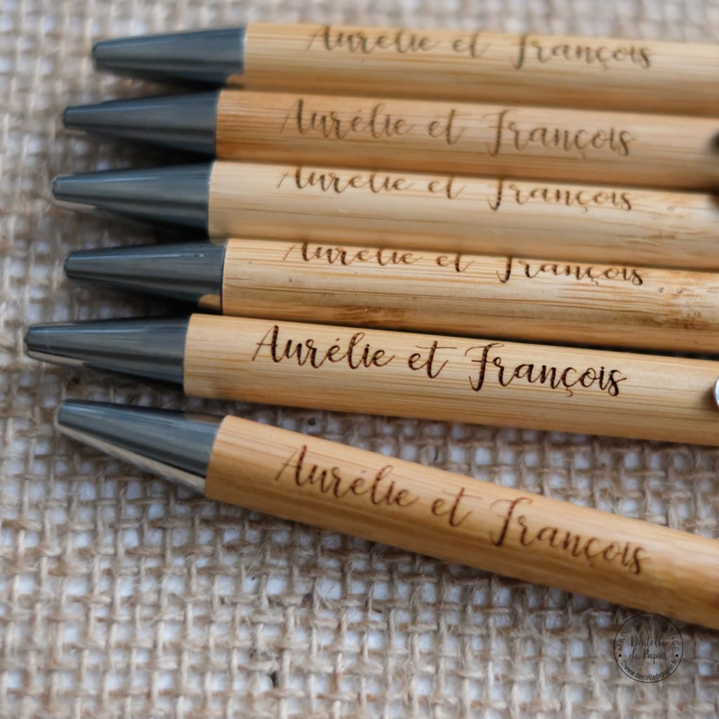 Stylo en bambou personnalisé - Brindille