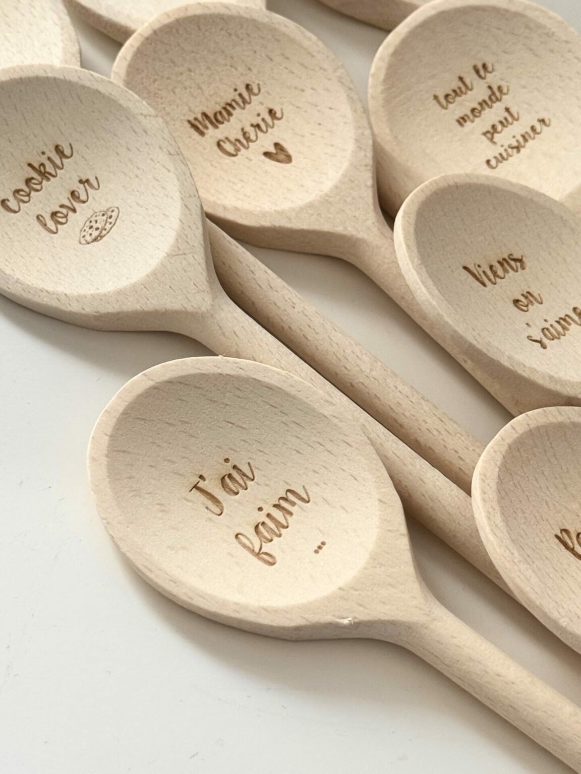Cuillère de cuisine en bois personnalisée - Brindille